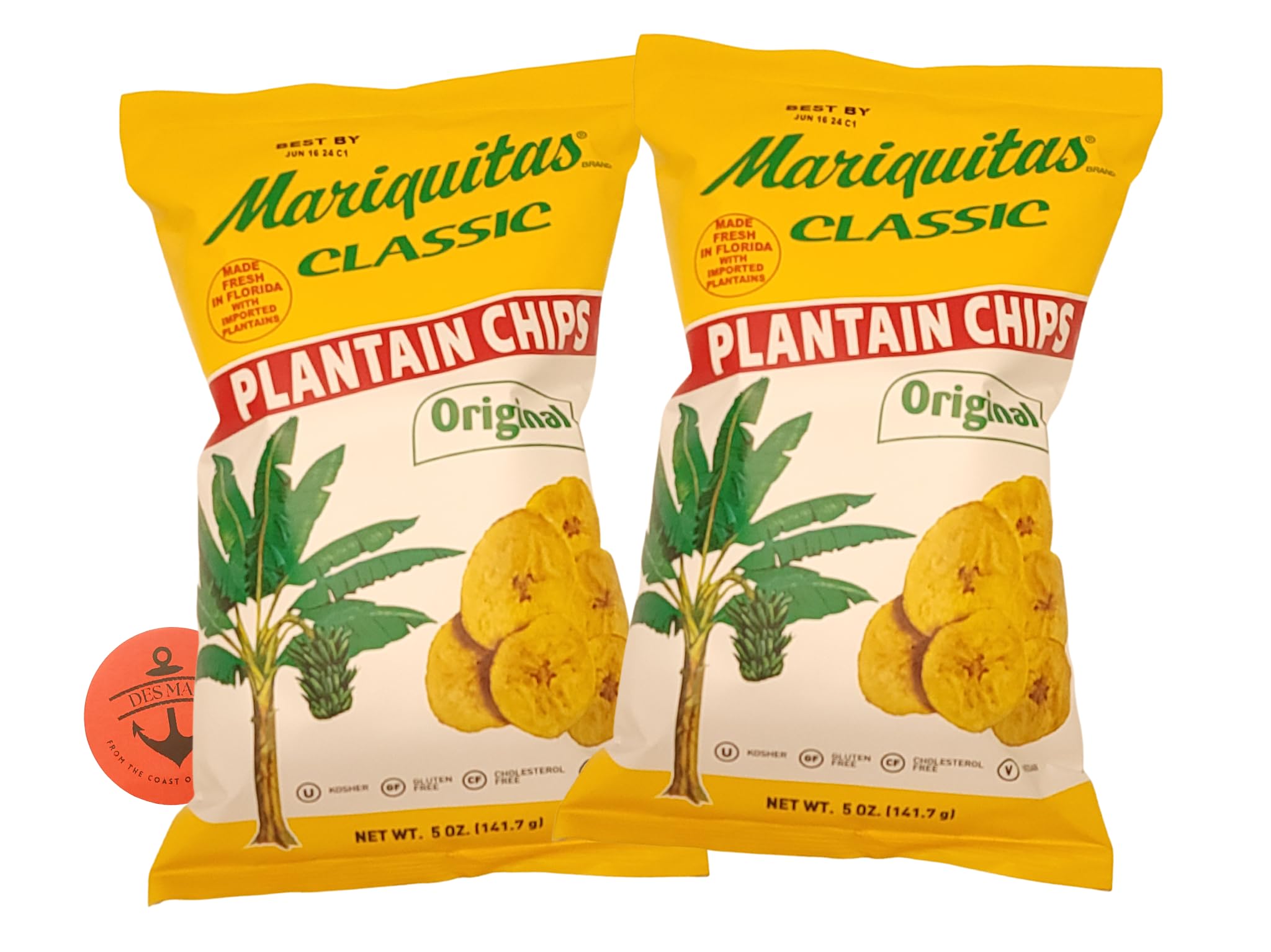 Amazon.com: MARIQUITAS CLASSIC Original Plantain Chips NET WT 5 oz ...