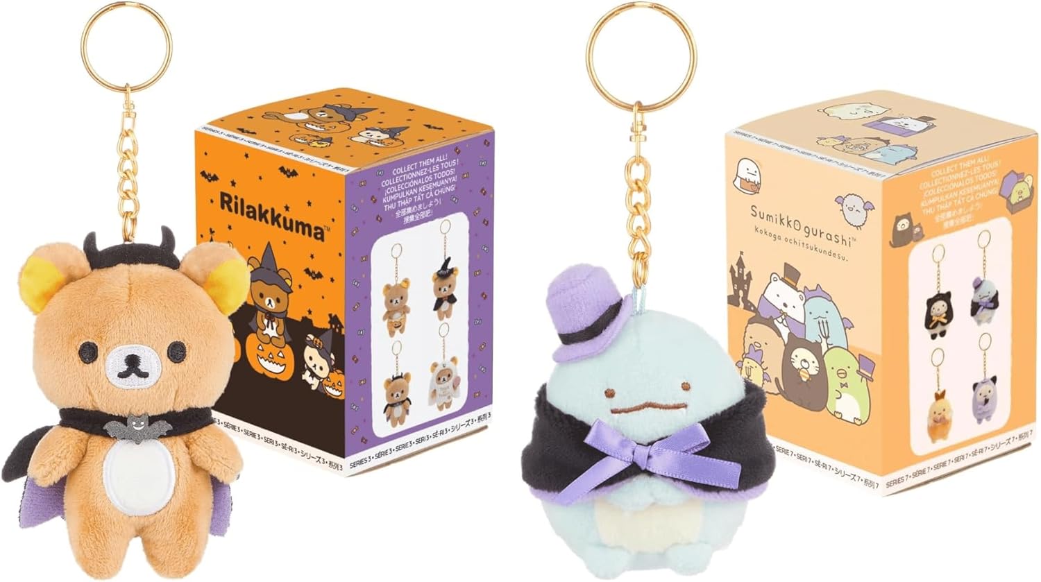 Amazon.com: Rilakkuma & Sumikkogurashi San-X Original Halloween Blind ...