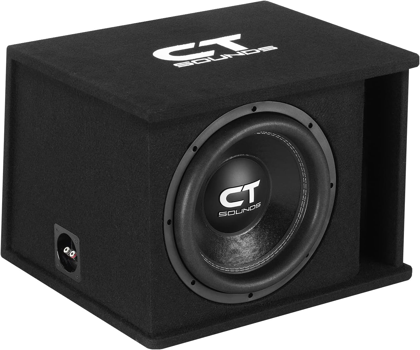 Amazon.com: CT Sounds Dual 10” 2600W Loaded Tropo Series Ported Car ...