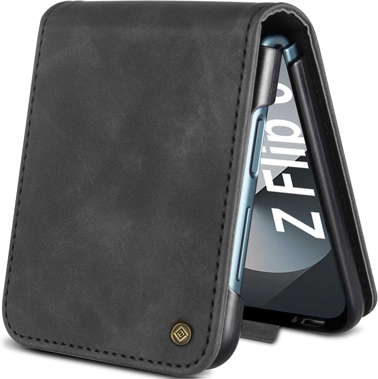 Giyer Handyhülle für Samsung Galaxy Z Flip 6 5G Hülle mit Schutzfolie ...