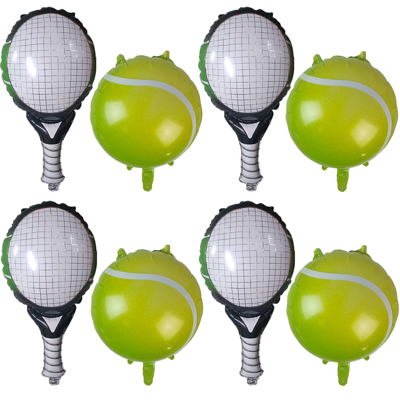 Amazon.com: 8Pcs Tennis Party Balloons Decorations, Tennis Ball Foil ...