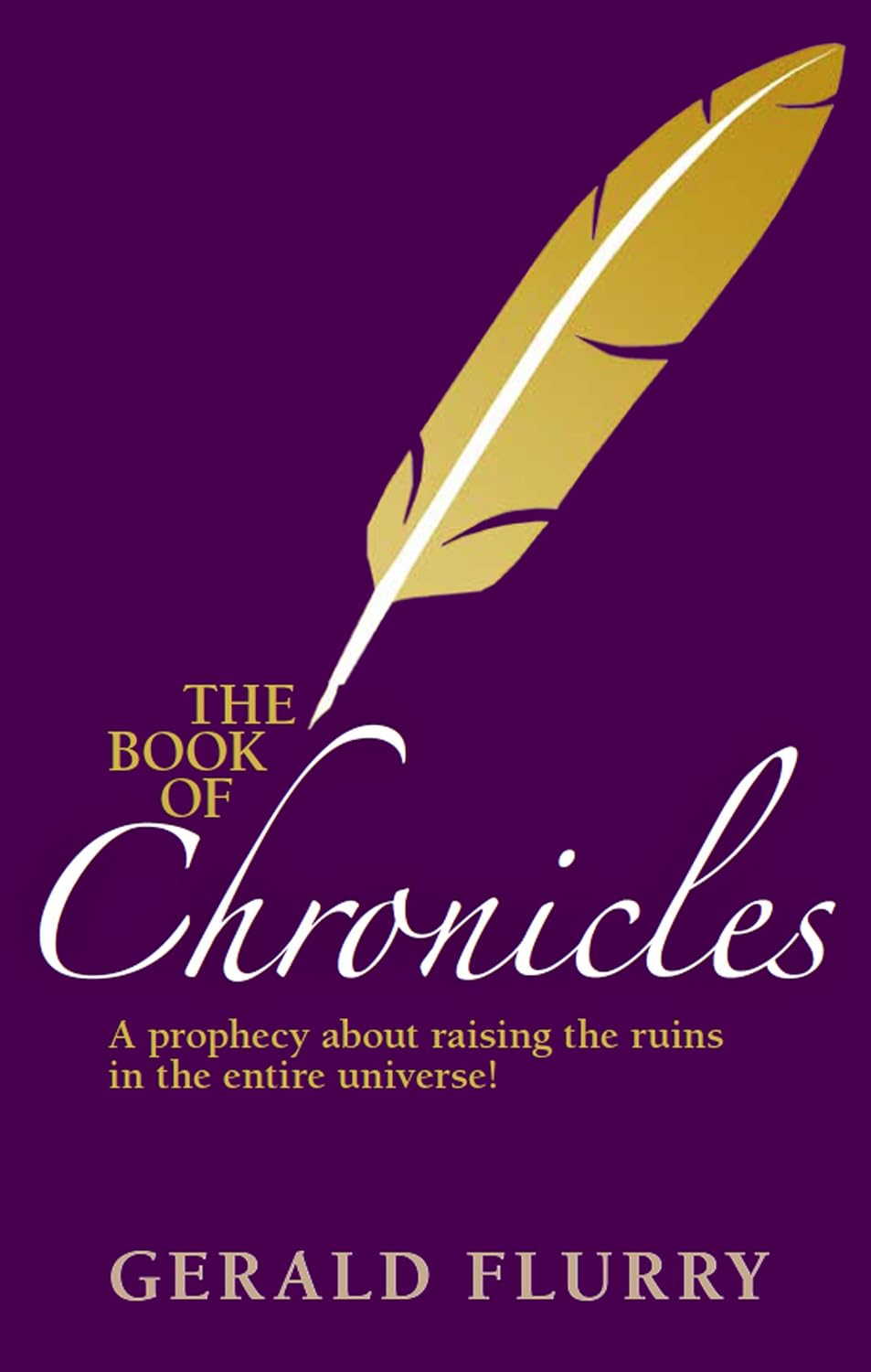 The Book of Chronicles: A prophecy about raising the ruins in the ...