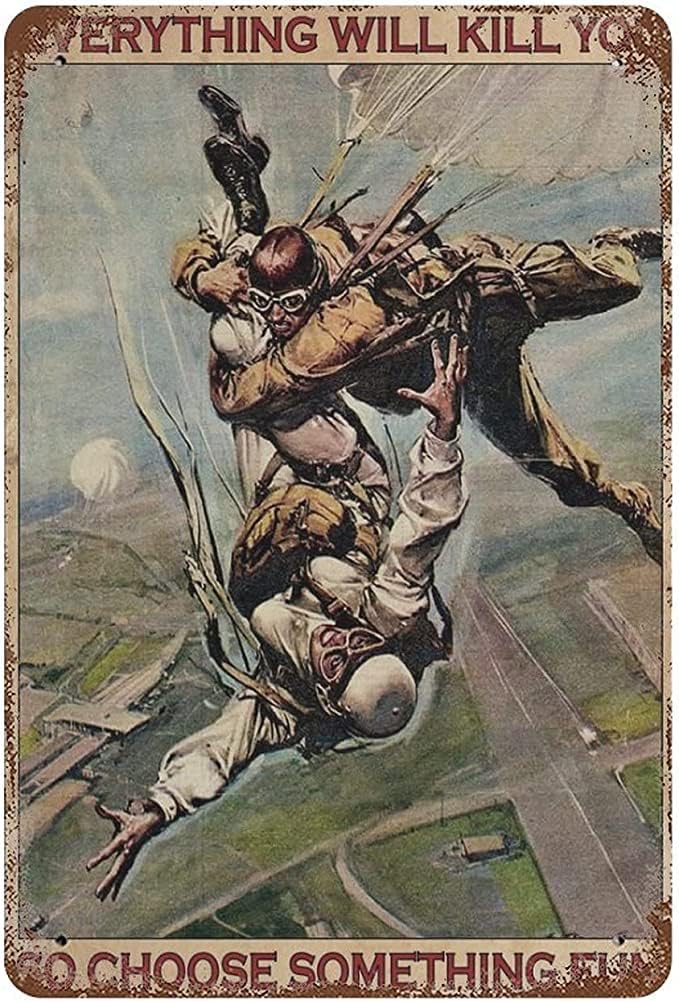 Amazon.com : Vintage Tin Sign Airborne The Finest Us Army Metal Poster ...