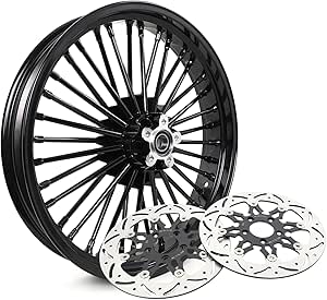 Amazon.com: TOFR 21x3.5 Front Wheel Rim 36 Fat King Spokes Tubeless For ...
