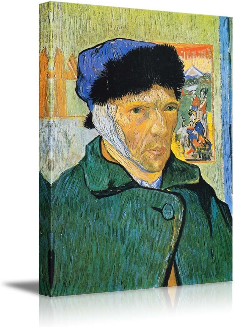 Amazon.com: wall26 - Self-Portrait with Bandaged Ear by Vincent Van ...