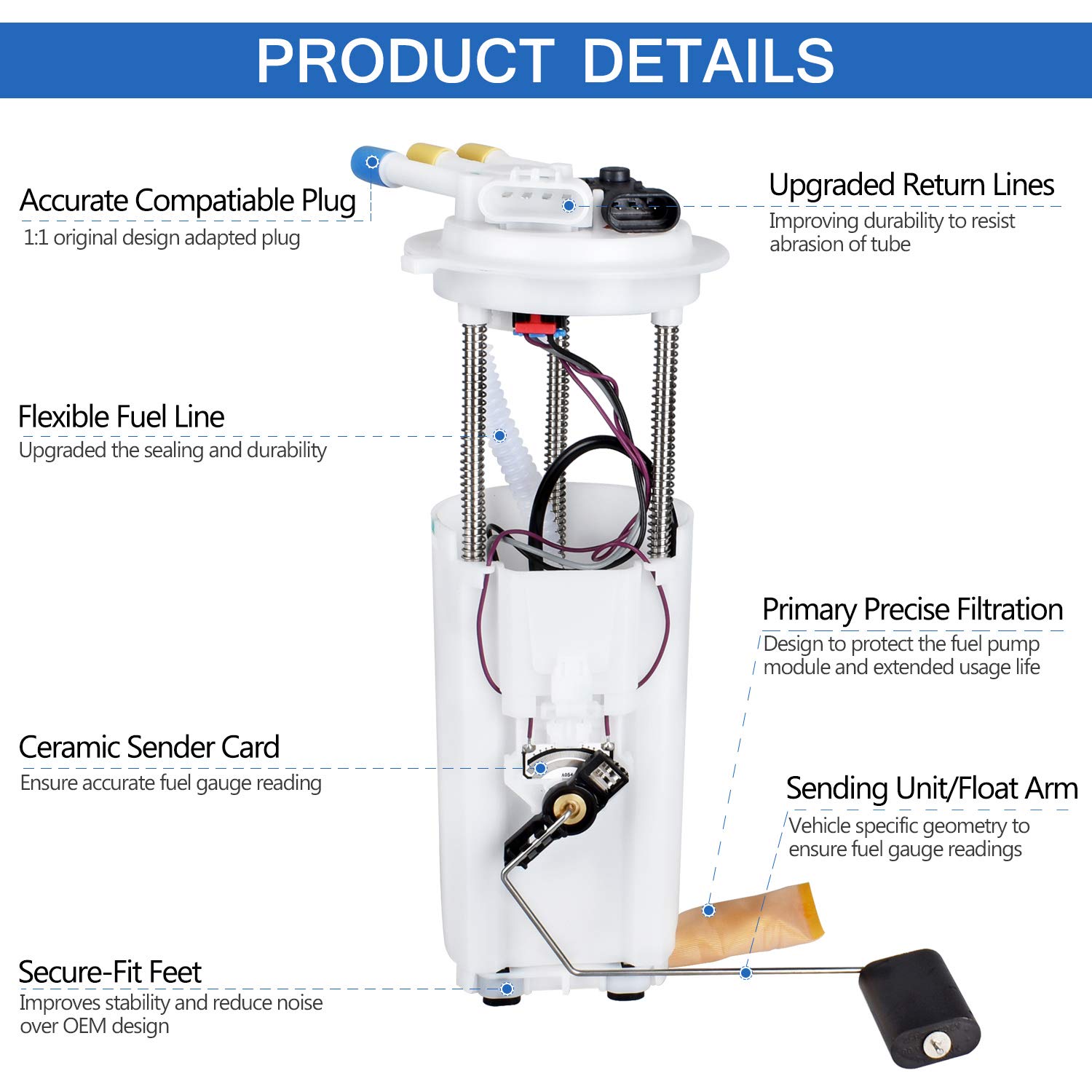 1999 Chevy Blazer Fuel Pump Bosch Fuel Pump Module For Chevrolet
