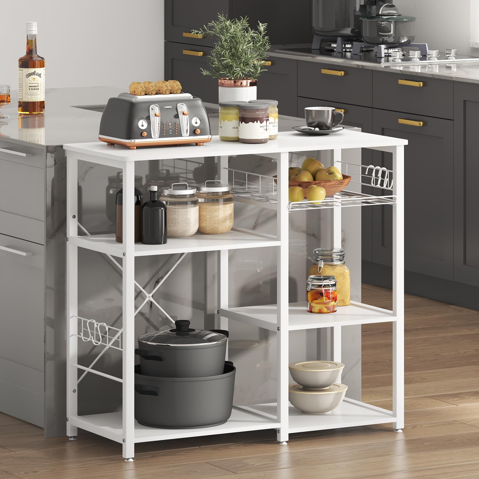Snapklik.com : Soges 3-Tier Kitchen Bakers Rack Utility Microwave Oven ...