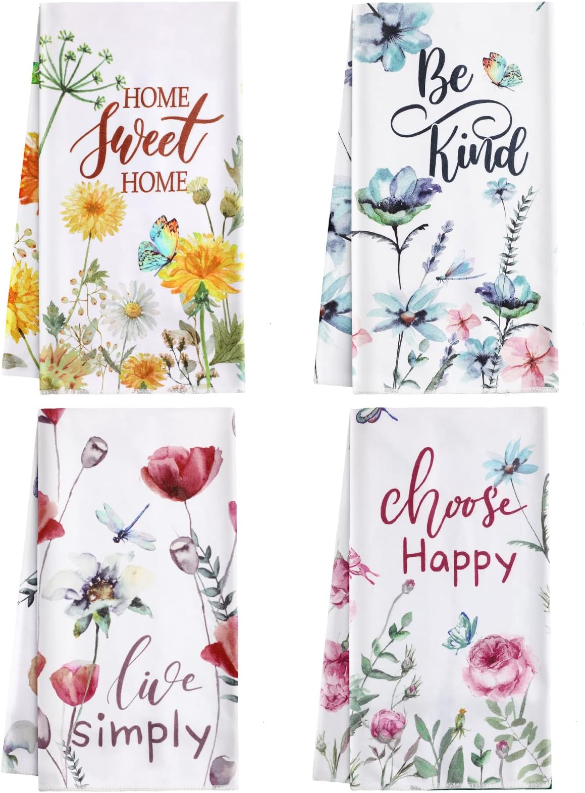 Amazon.com: Kay Dee Designs Kitchen Towel Set (2 pc) - Choose Joy and ...