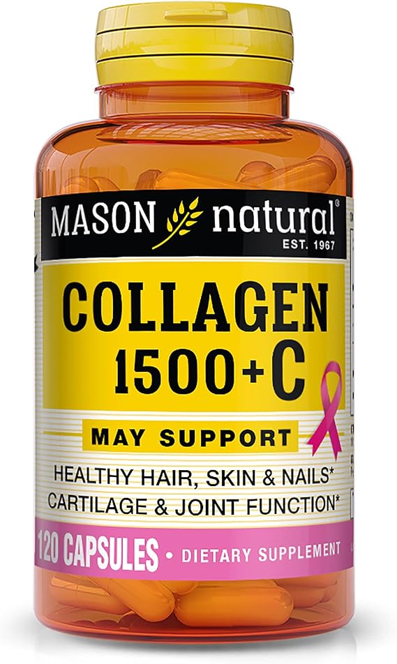 Amazon.com: MASON NATURAL Collagen 1500 mg with Vitamin C and Calcium ...