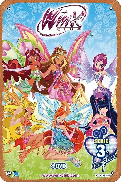 Amazon.com: Winx Club Movie Poster Wall Art Retro Metal Tin Sign, 8x12 ...