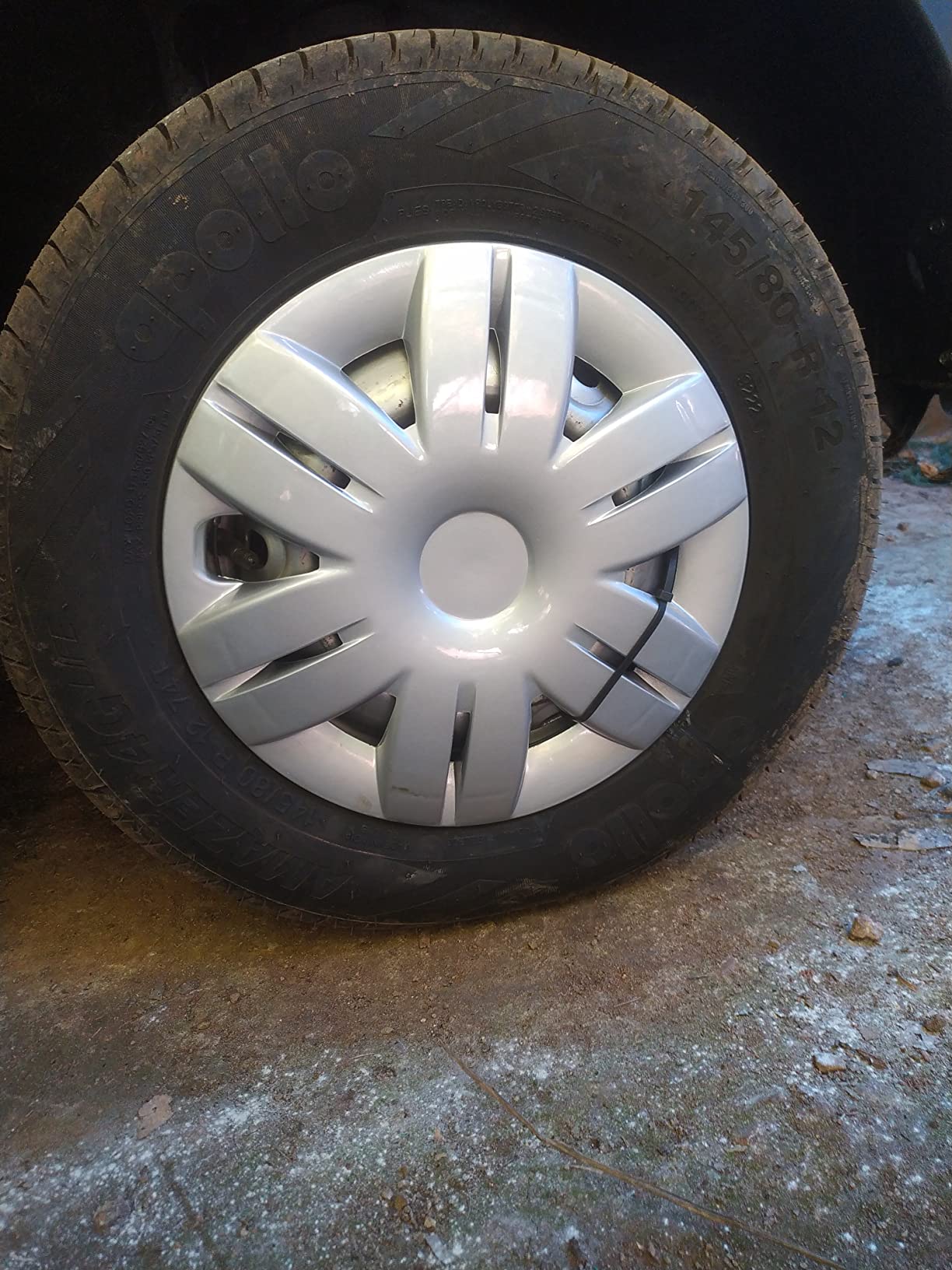 Auto Spare World Wheel Cap Silver Colour Compatible Maruti Alto 800 ...