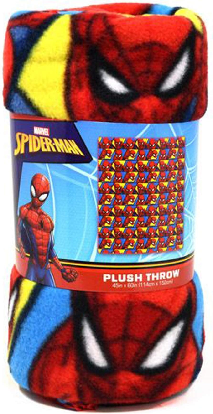 Amazon.com: Marvels Spiderman on Building Fleece Throw Blanket 40 x 60 ...