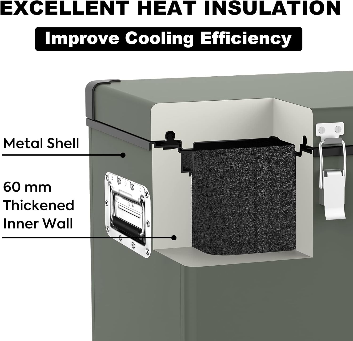 Buy ICECO VL45 Portable Refrigerator with SECOP Compressor, 45Liters ...