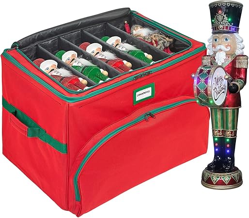 Amazon.com: Christmas Nutcracker and Figurine Collectible Storage Box ...