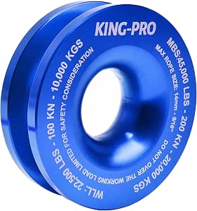 Recovery Ring, 45000 lbs Winch Block Pulley Towing Ring, for ATV UTV ...
