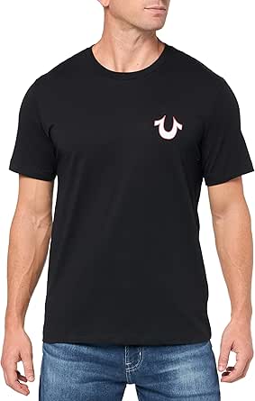 True Religion Men's Ss Vintage Flock Tee | Amazon.com