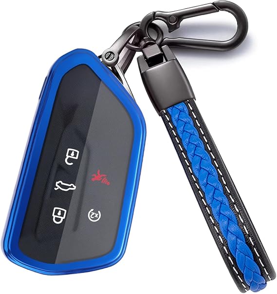 Amazon.com: Atecek for VW Key Fob Cover Key Shell Case Compatible with ...