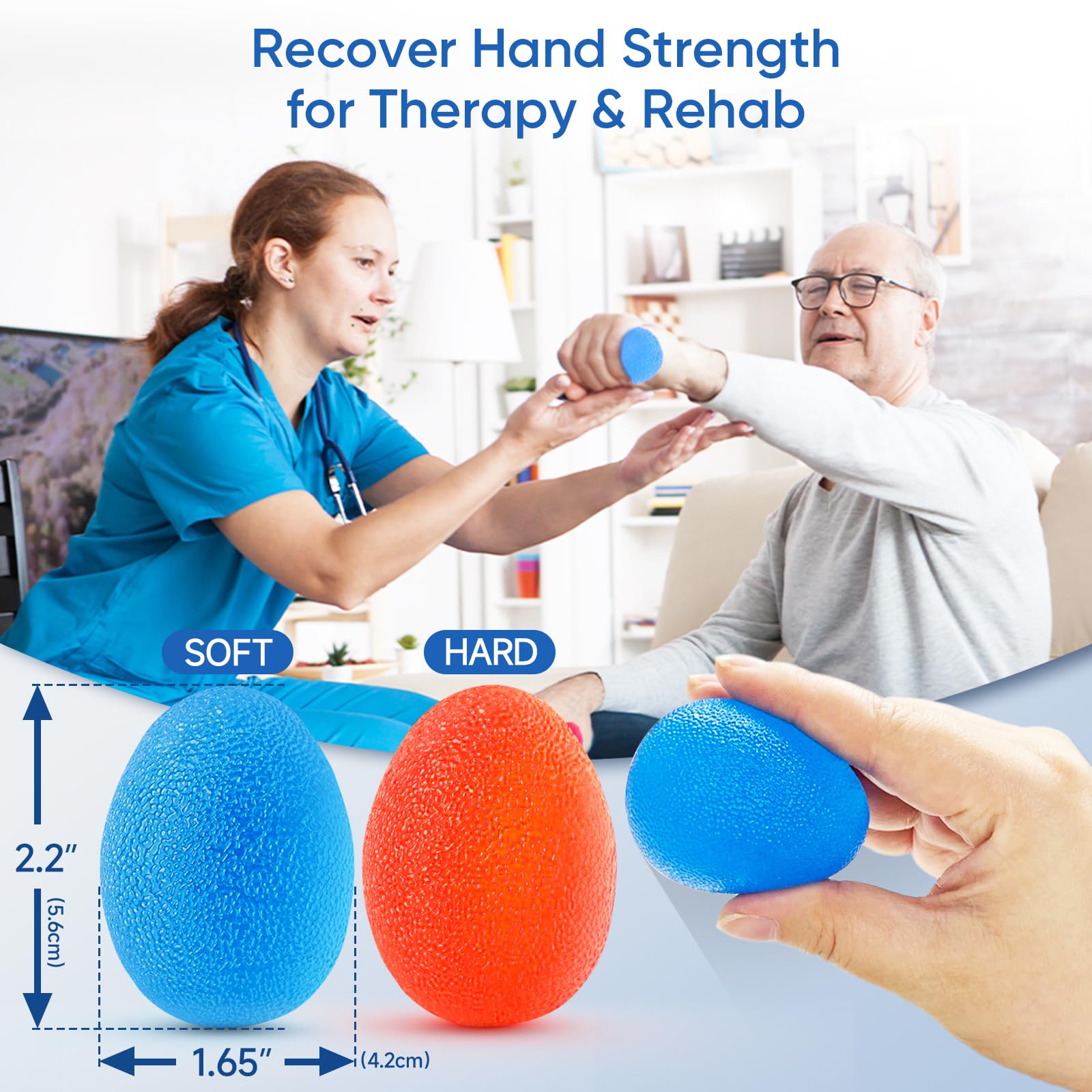 Snapklik.com : Hand Grip Strengthener Set, 9-Piece Finger Exerciser ...