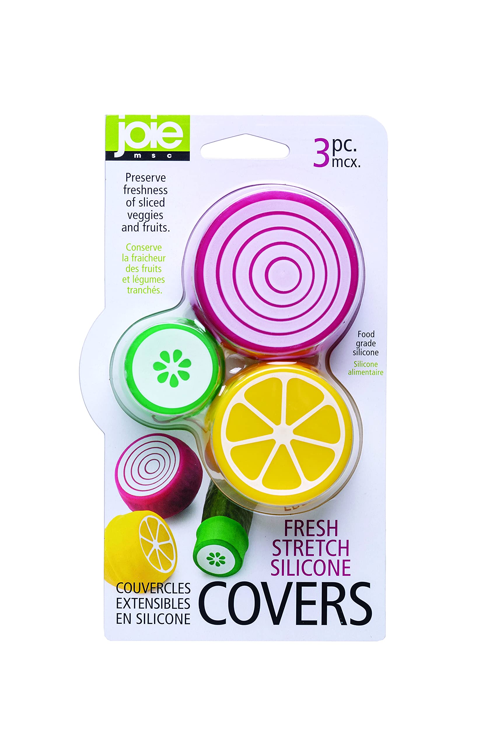 Amazon.com: Joie Kitchen Gadgets 35100 Stretch lid-35100 Covers ...