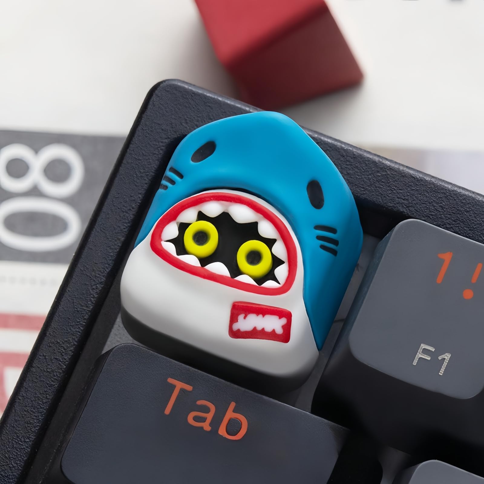 Amazon.com: ULTRAEUIQP Artisan Keycaps Cute Keycaps Adorable Keycaps ...