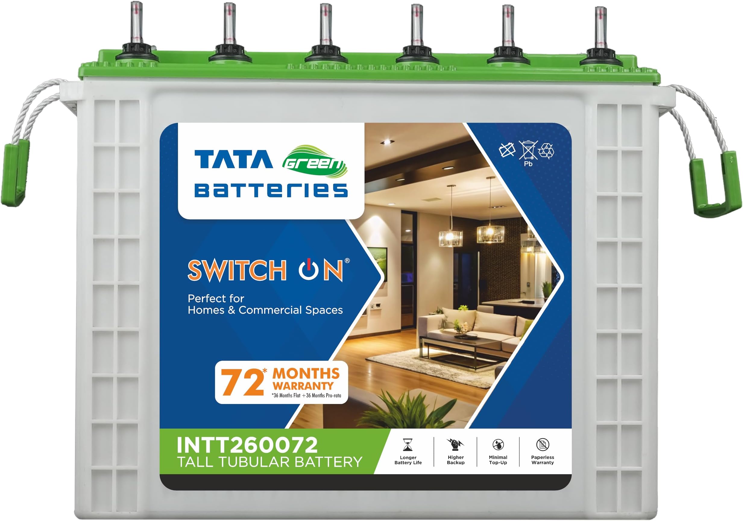 Livguard IT 2272TT |Tall Tubular Inverter Battery |220 Ah |72 Months ...