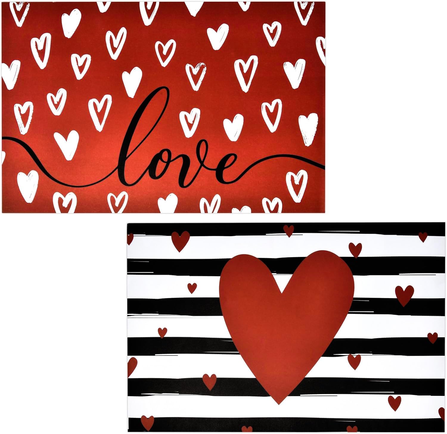 Amazon.com: Gift Boutique Valentine Disposable Paper Place Mats 50 Pack ...