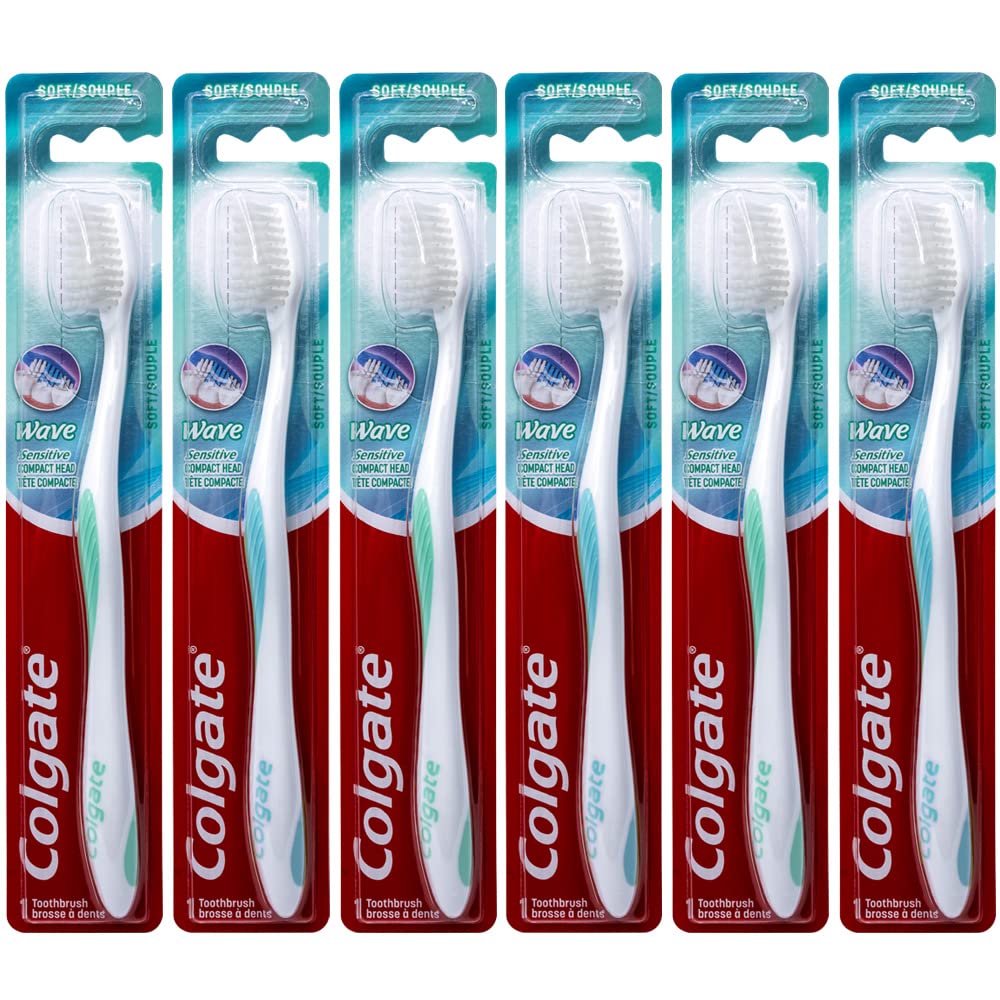Buy Colgate Wave Sensitive Toothbrush, Compact , Soft (Colors Vary ...
