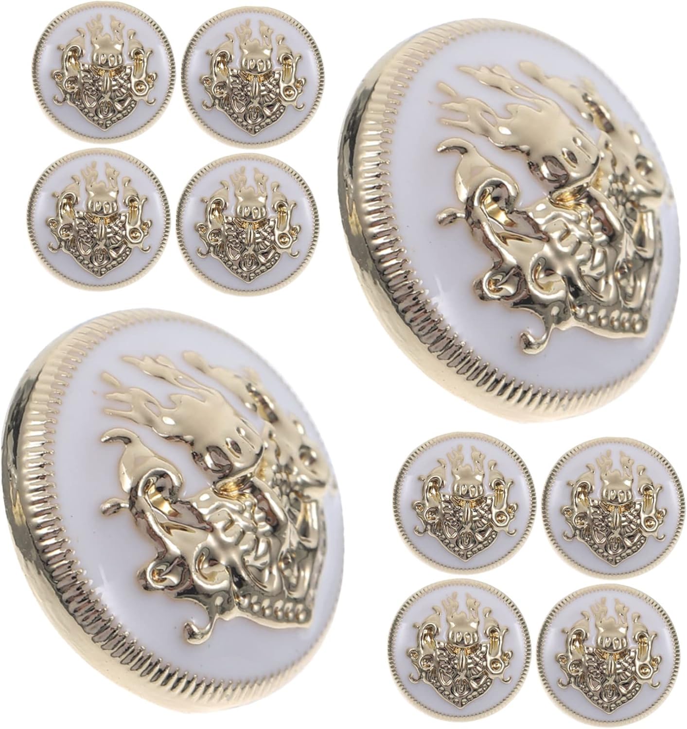 Amazon.com: VekkEr Clothing Buttons,Retro Buttons,Snap on Buttons 10pcs ...