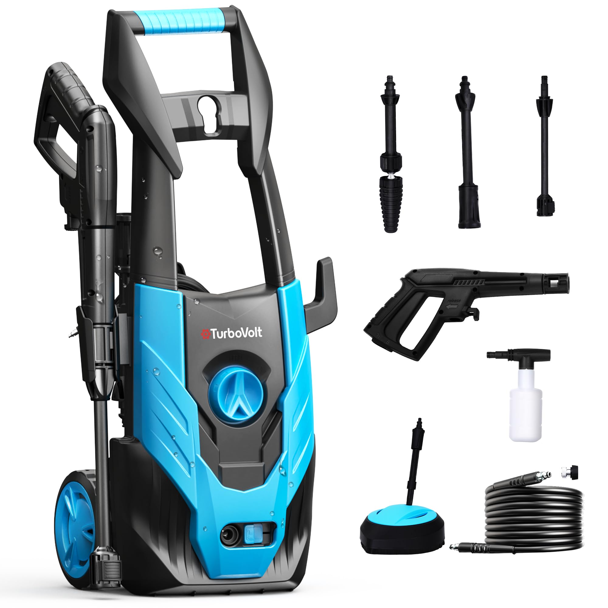 Amazon.com : Electric Power Washer, 1600PSI Max 1.71 GPM Pressure ...