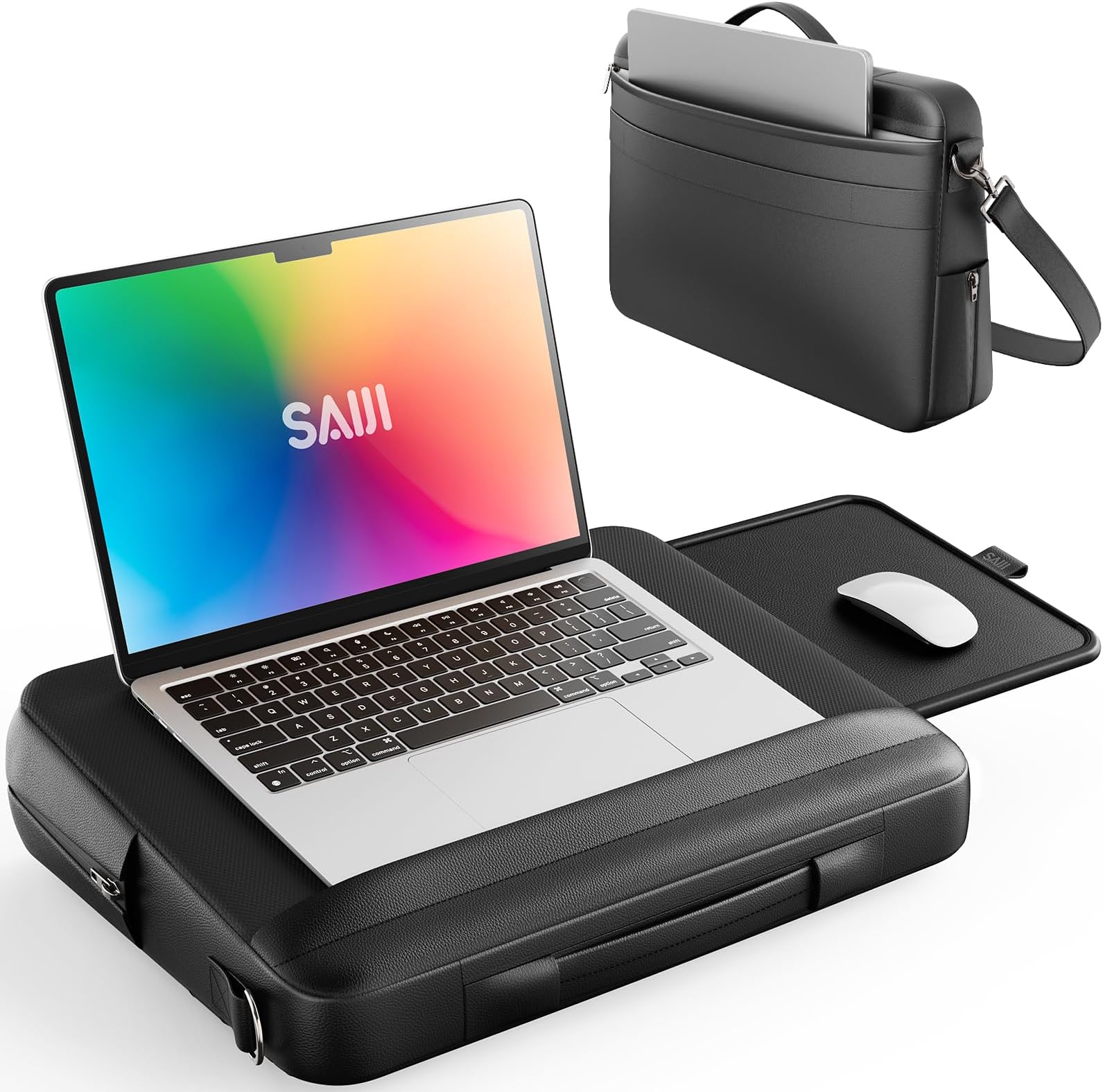 Amazon.com: PUNCUBE Portable Lap Desk - Lap Desk with Retractable Mouse ...