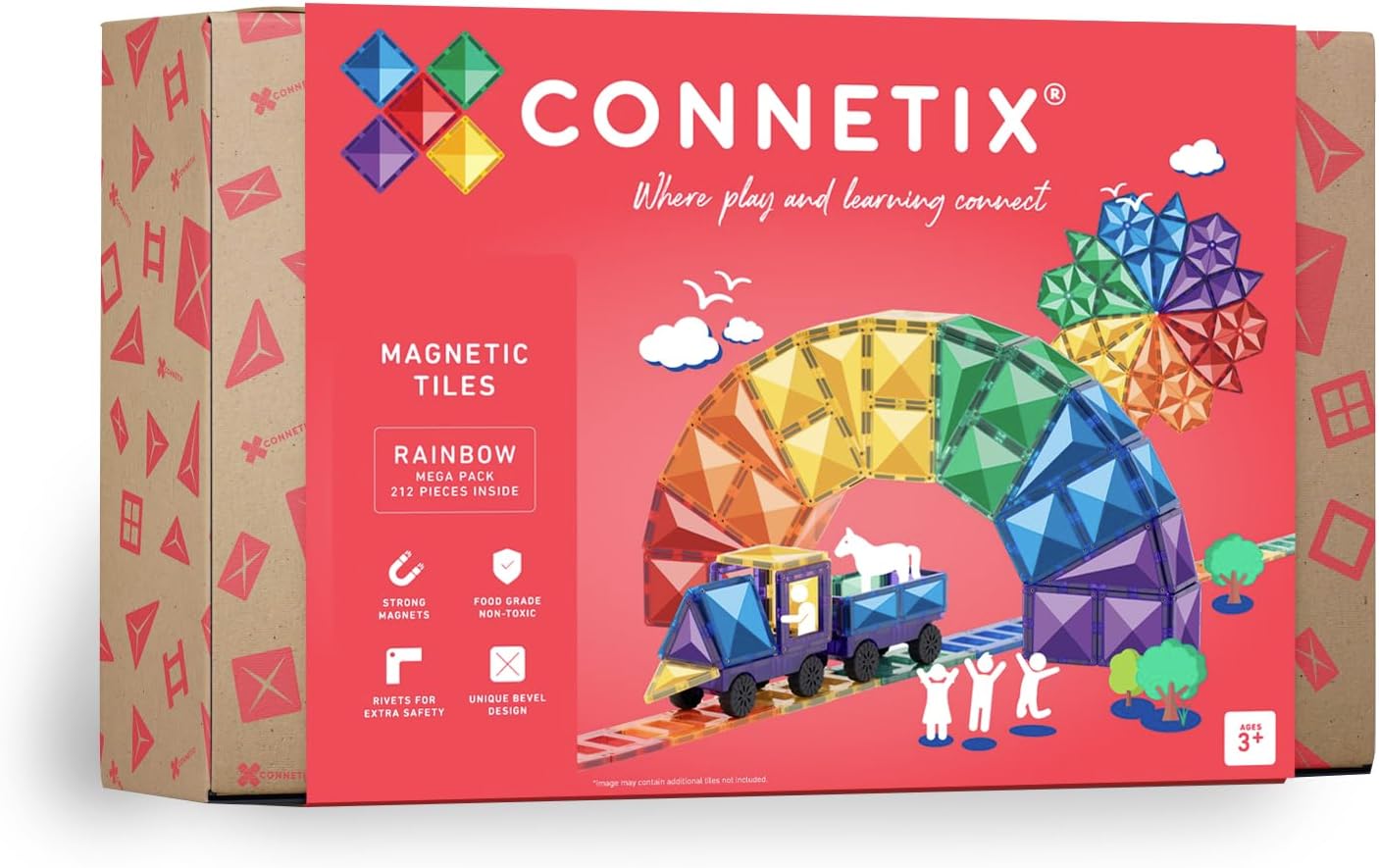CONNETIX Rainbow Mega Pack, 212 Pieces : Amazon.com.au: Toys & Games
