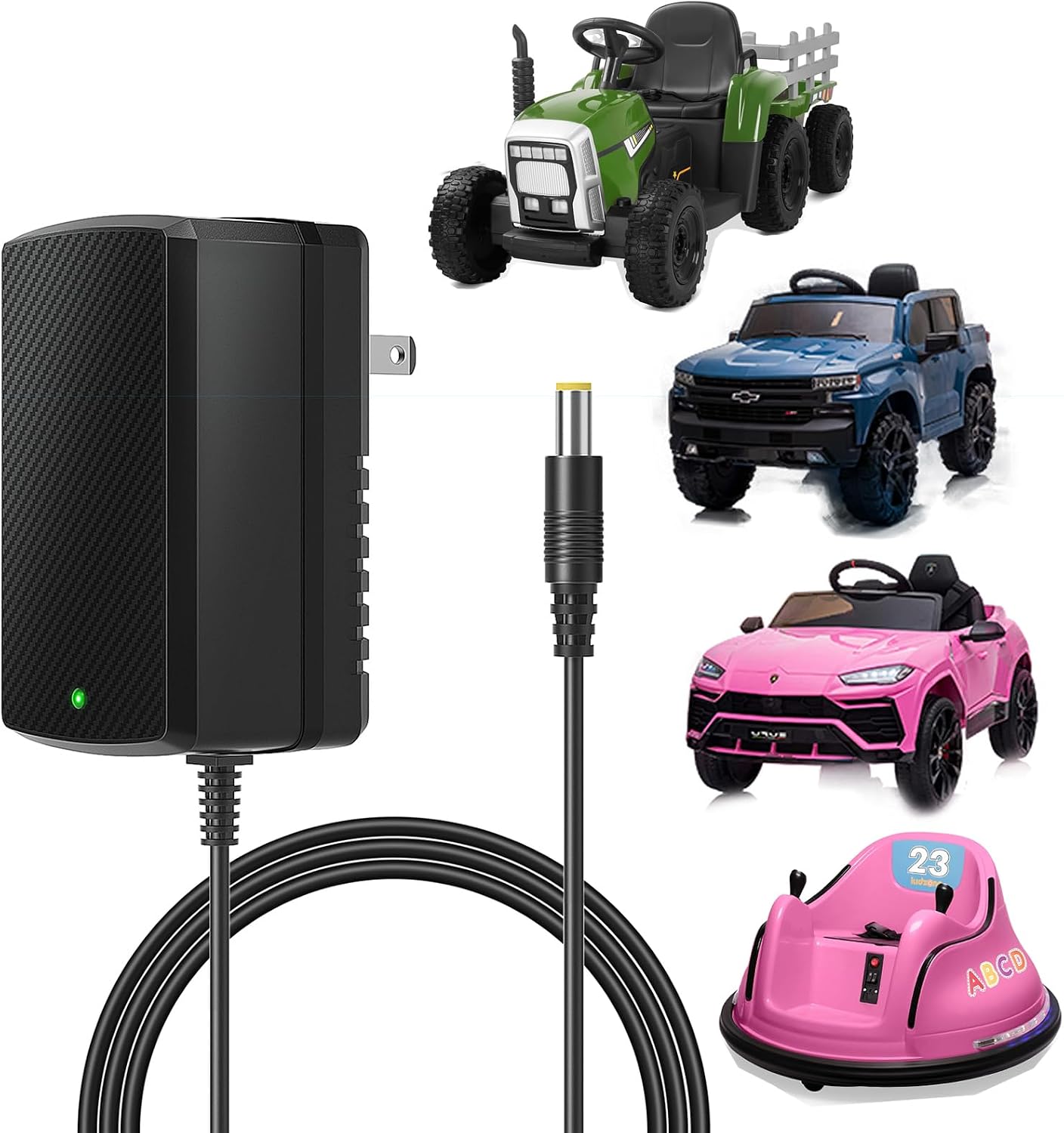 Amazon.com: 12V Charger for Kids Ride On Car Toys Best Choice for SUV ...