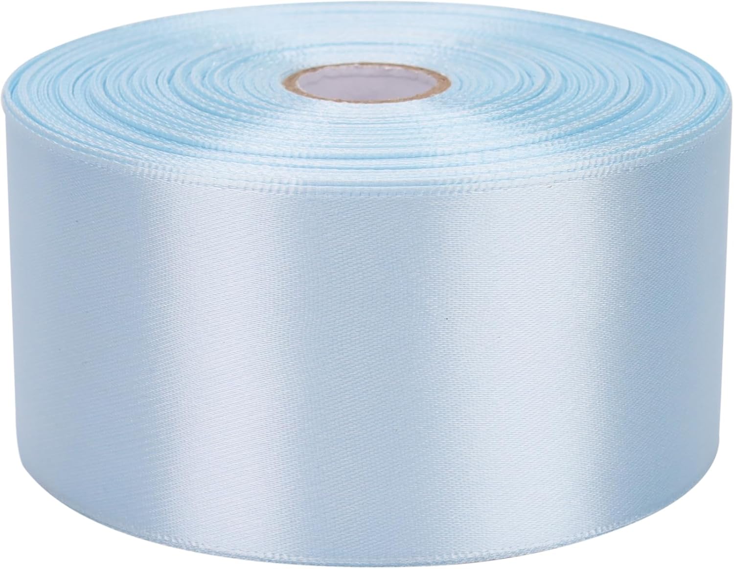 Amazon.com: Baocuan 2 inch x 50 Yards Sky Blue Single Face Satin Ribbon ...