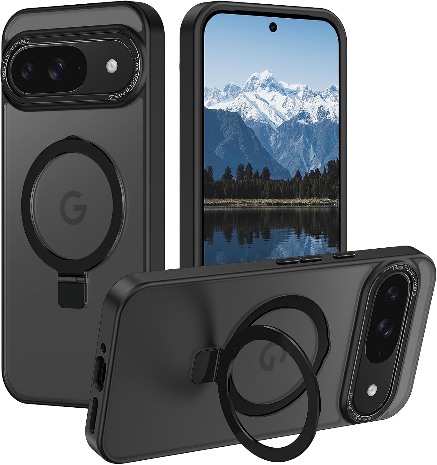 Amazon.com: Casehas for Google Pixel 9/Pixel 9 Pro Case with Magnetic Invisible Stand [Military ...