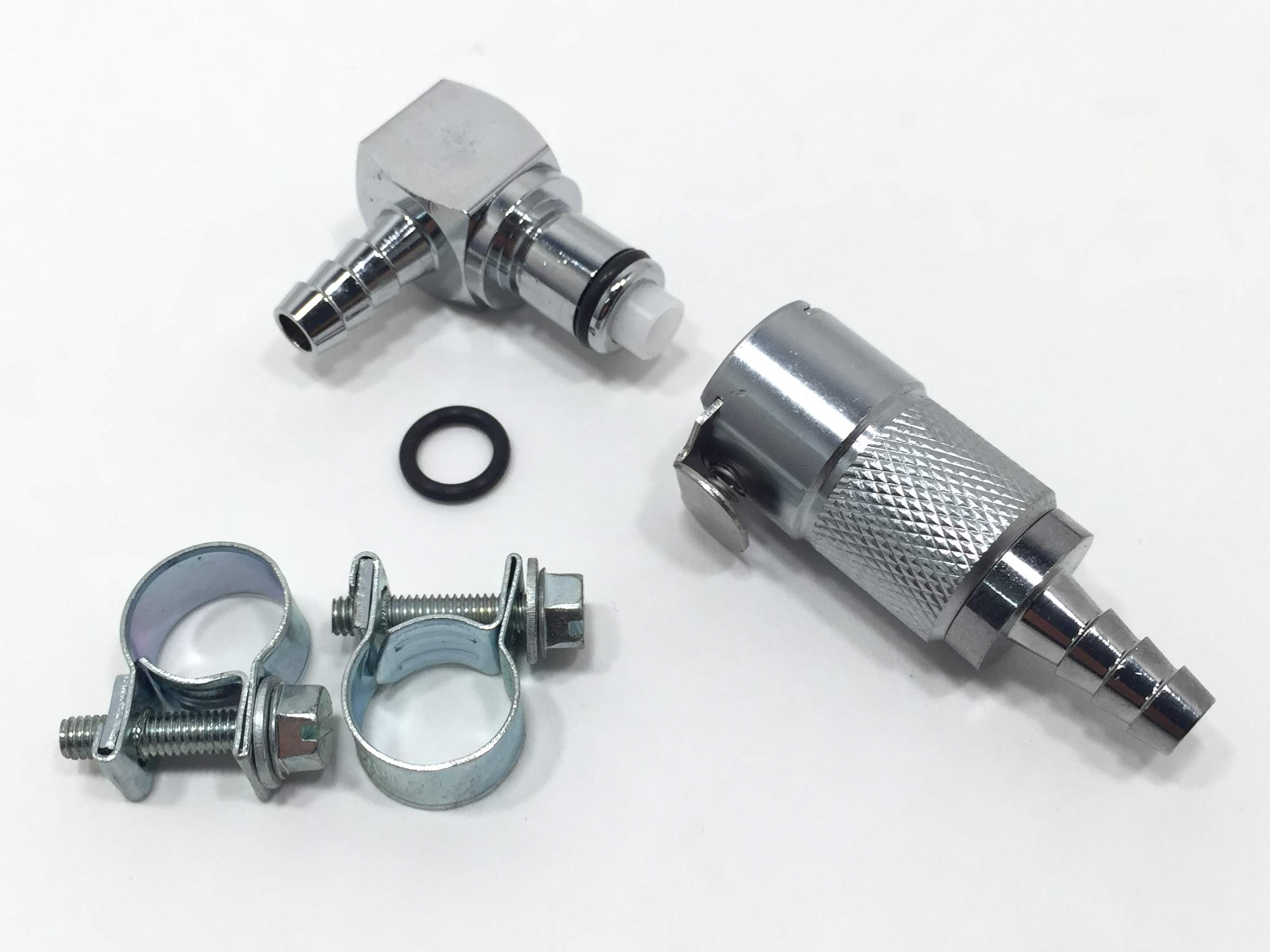 Amazon.com: Quick Disconnect Gas Fuel Hose Crossover Line Coupling Kit ...