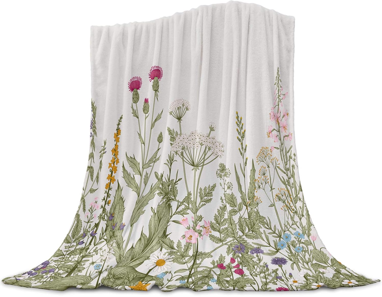 Amazon.com: ANNAMALL Throw Blanket,50x60 InchDandelion Flower Leaves ...