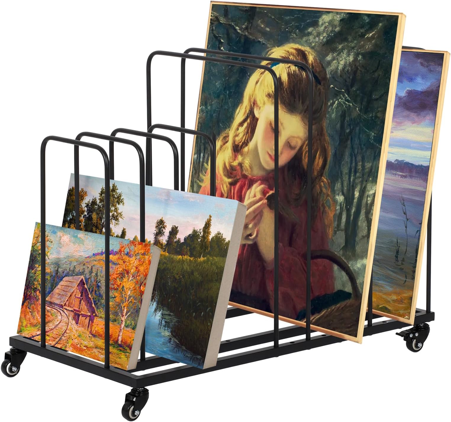 Amazon.com: ikare Art Canvas Storage Rack, Art Drying Painting Rack ...