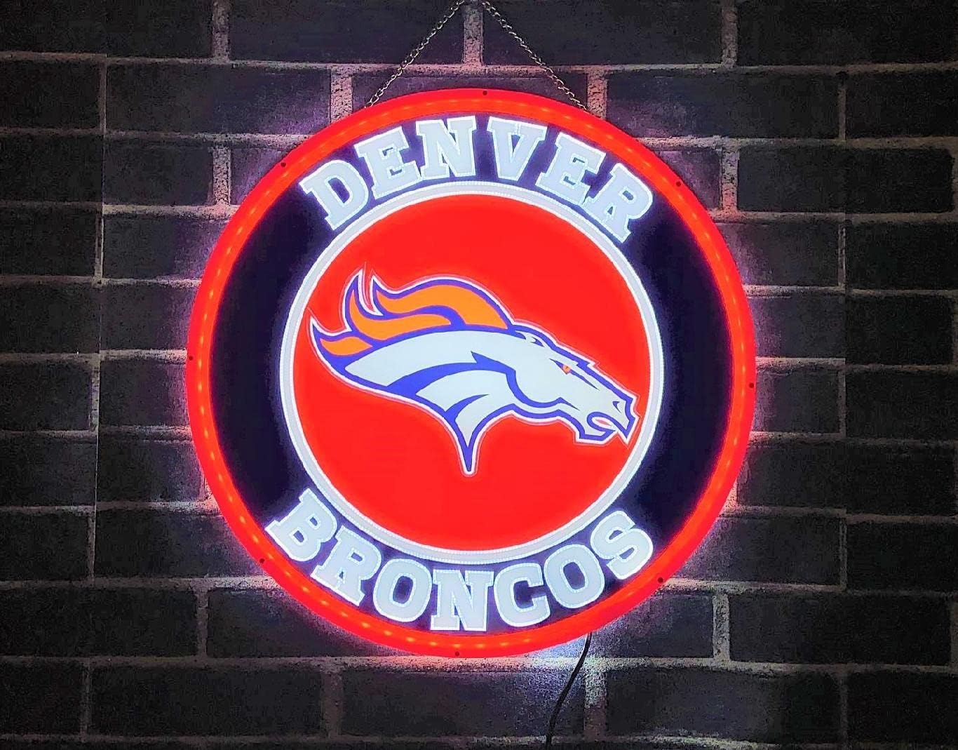 Queen Sense 16"x16" Bronco LED Sign Light Vivid Printing Beer Bar Pub ...