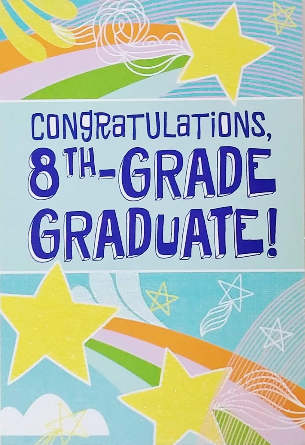 Amazon.com : Greeting Card Congratulations 8th Grade Graduate ...