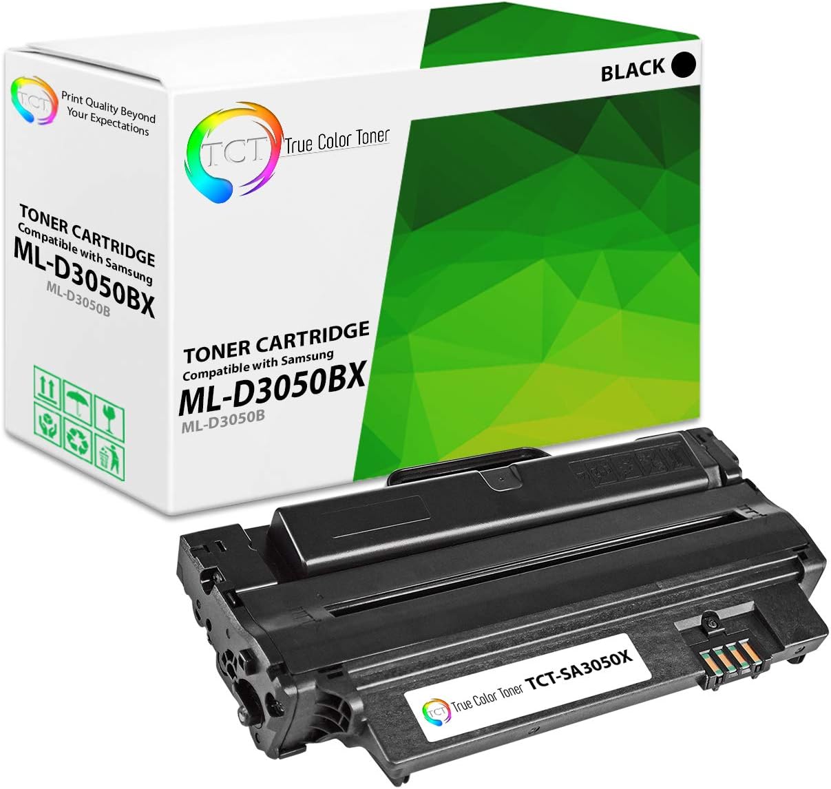 Amazon.com: TCT D3050BX Toner Cartridge - Compatible Replacement for ...