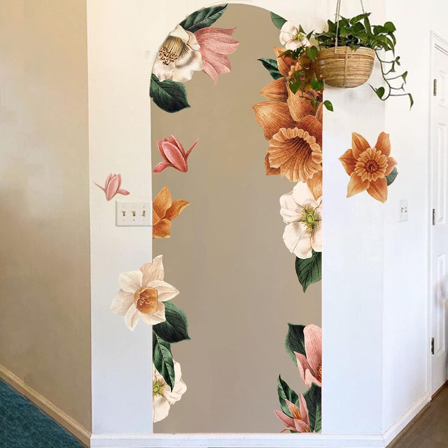 Amazon.com: Flortlias Peel and Stick Arch Wall Decal, Self-Adhesive ...