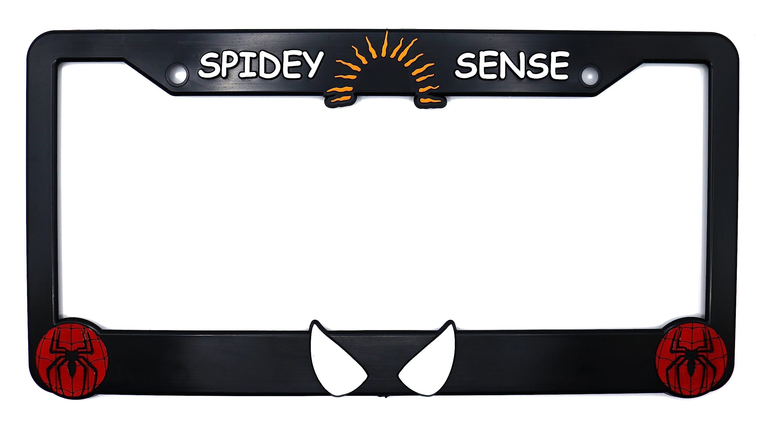 Amazon.com: LP Frameworks Spidey Sense 3D Raised License Plate Frame ...