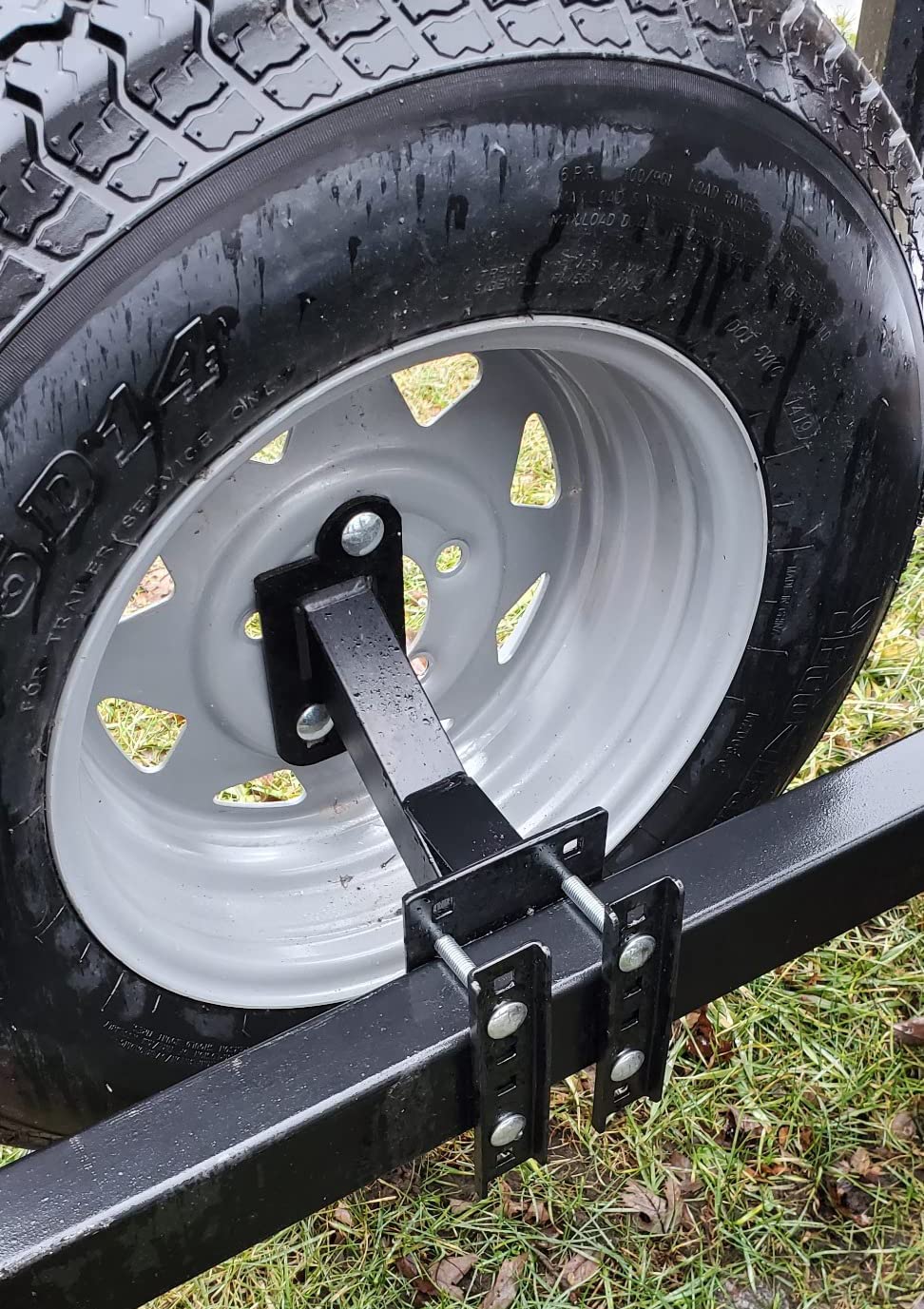 ANISUN Trailer Spare Tire Mount for Boat Trailer Camper RV Spare Tire ...