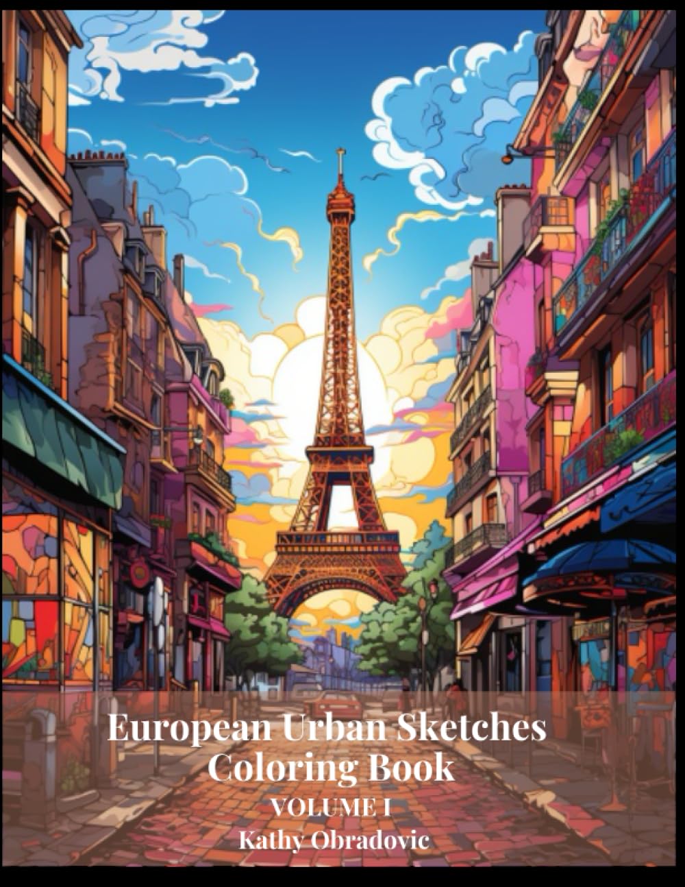 Amazon.com: European Urban Sketches: Coloring Book For Adults: Coloring ...