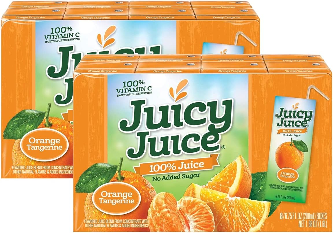 Amazon.com: Juicy Juice 100% Juice, Variety Pack, 4.23 Fl Oz, 32 Count ...
