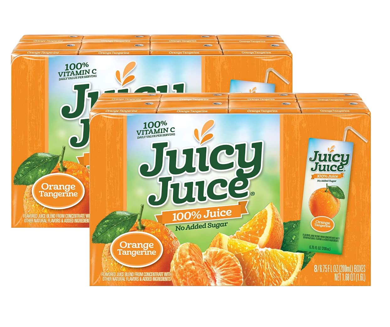 Amazon.com : Juicy Juice Orange Tangerine Juice Single Serve Box, 54 ...