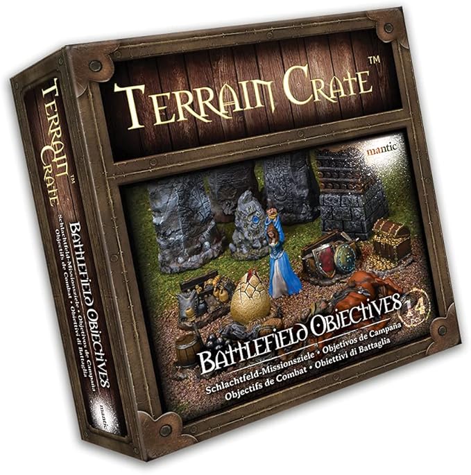 Amazon.com: Mantic Games MGTC121 TerrainCrate: Battlefield Objectives ...