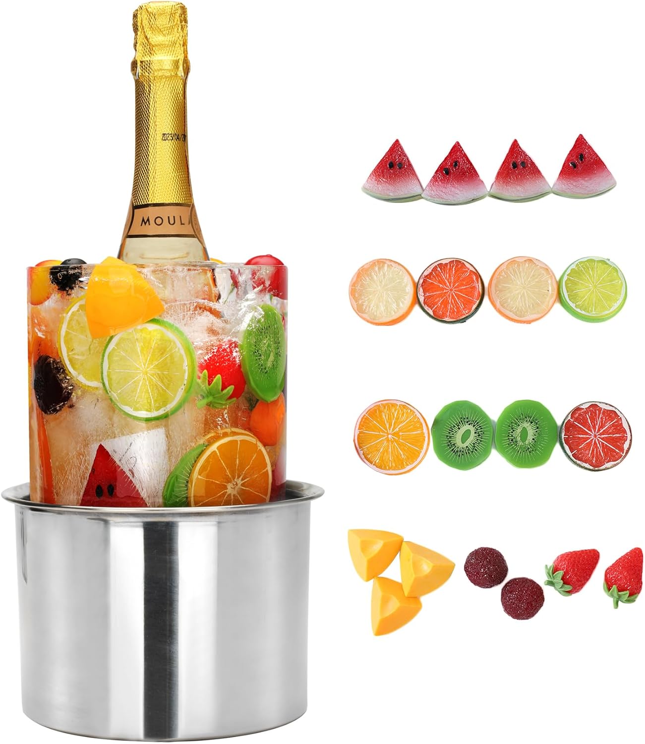 Amazon.com: Ice Bucket Mold, Wine Chiller Customize unique Ice Bucket ...