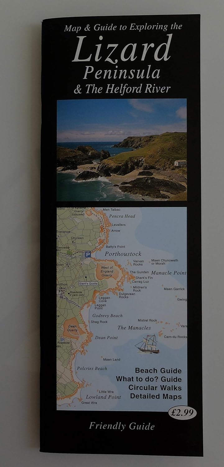 Map and Guide to Exploring the Lizard Peninsula: Amazon.co.uk: Reid ...