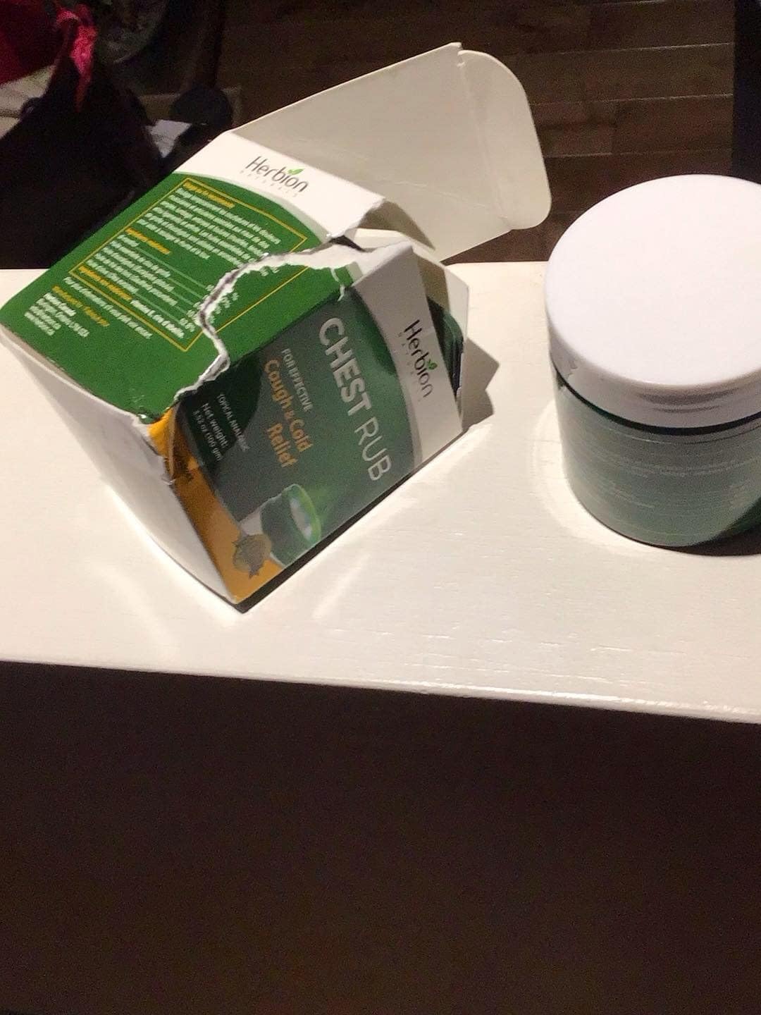 Herbion Naturals Chest Rub, 3.5 fl oz – Topical Analgesic; Relieves ...